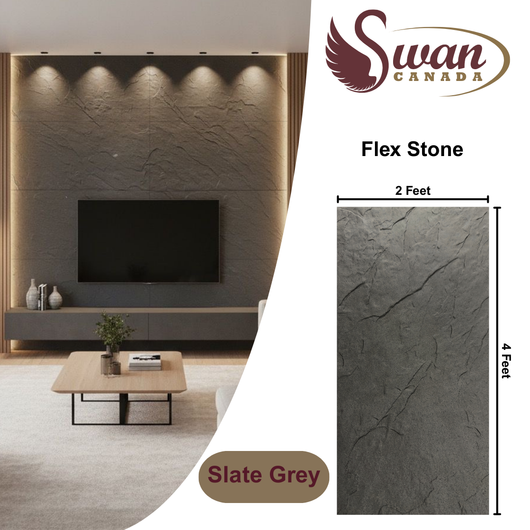 Flex Stone, Slate Grey, 2ft x 4ft – Swan Canada