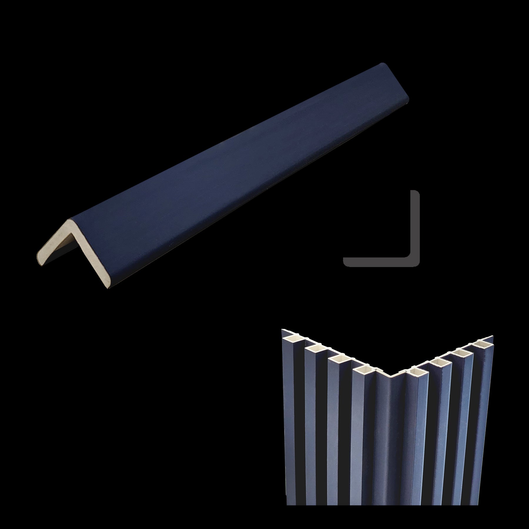 WPC L-shape corners, 1-in x 1-in X 9 Feet Long – Swan Canada