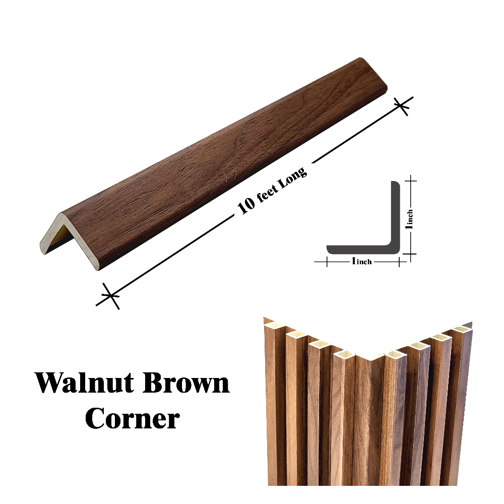 WPC L-shape corners, 1-in x 1-in – Swan Canada