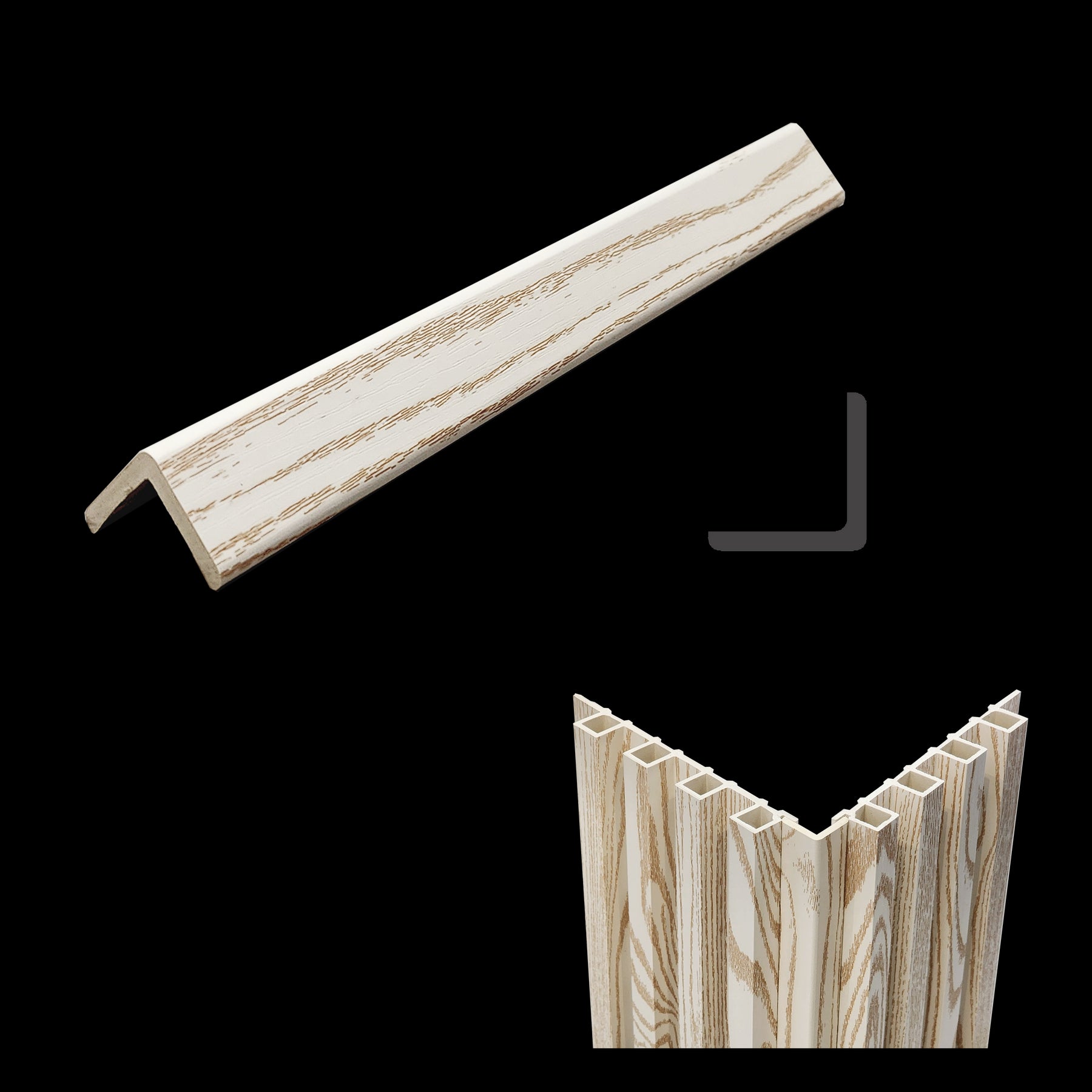 WPC L-shape corners, 1-in x 1-in – Swan Canada