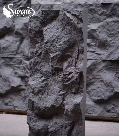 PU Faux Stone, Rough White Stone, 2 X 9.5 Feet, 4 Boards – Swan Canada