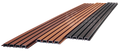 Outdoor WPC Fluted wall Panels, Coffee Flow, 4 Panels/box – Swan Canada