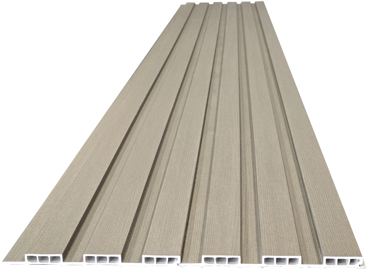 WPC Fluted Panels, Silver Birch, 10 Panels x 9 feet long. – Swan Canada