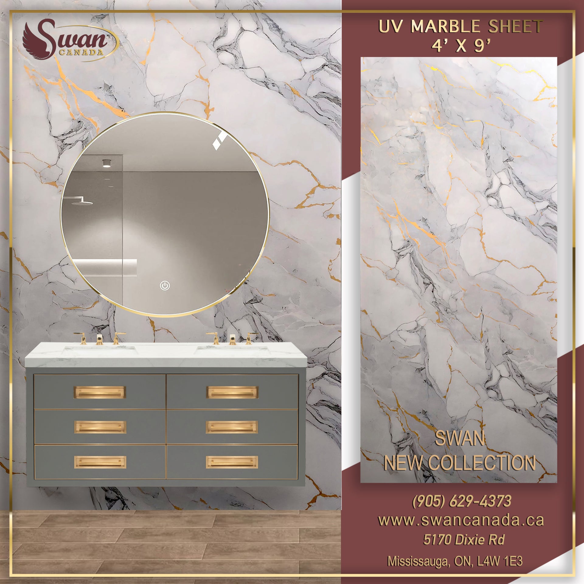UV Marble Sheet – Swan Canada