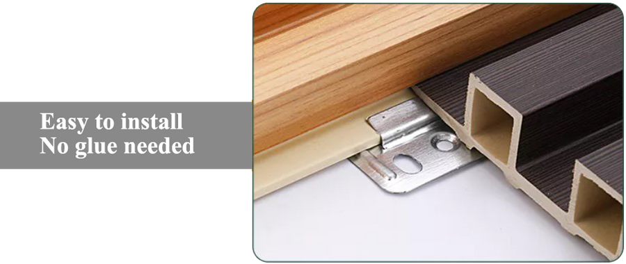 WPC Fluted Panels, Black color, 10 Panels x 9 feet long, – Swan Canada