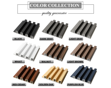 WPC Fluted Panels, White Color, 10 Panels x 9 feet long. – Swan Canada